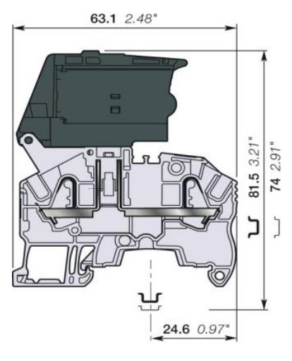 1SNK706410R0000 ABB | Terminal Block for 5x20mm Fuse 50-Pk | Valin