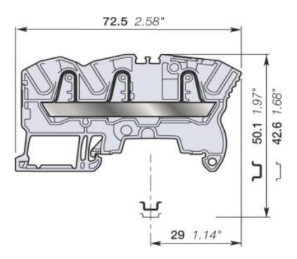 1SNK706011R0000 ABB | PI-Spring Clamp Terminal Block 50-Pk | Valin