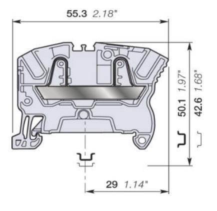 1SNK706010R0000 ABB | PI-Spring Clamp Terminal Block 50-Pk | Valin