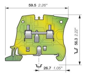 1SNK508150R0000 ABB | Feed-Thru Terminal Block Ground 20-Pk | Valin