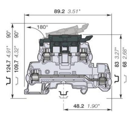 1SNK508425R0000 ABB | Terminal Block Dbl for Fuse 50-Pk | Valin