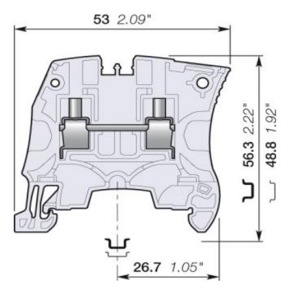 1SNK506066R0000 ABB | ZS6-BK Feed-Thru Terminal Block 50-Pk | Valin