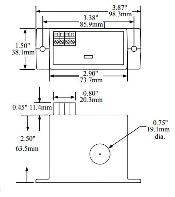 DT2-420-24U-BP-FL NK Technologies | DC Current Transducer | Valin