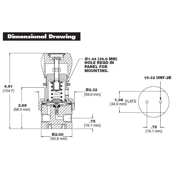IR4003SK4PXX4B Parker Veriflo | Threadless Regulator | Valin