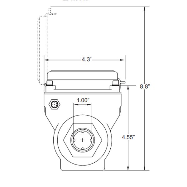 WMP104-100-GPM-G Seametrics | Plastic-Bodied Magmeter | Valin