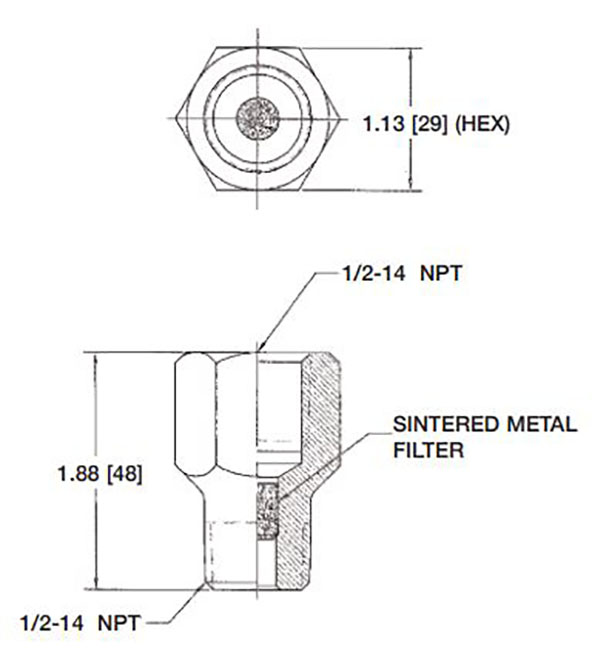 872-8 Trerice | Pressure Snubber | Valin