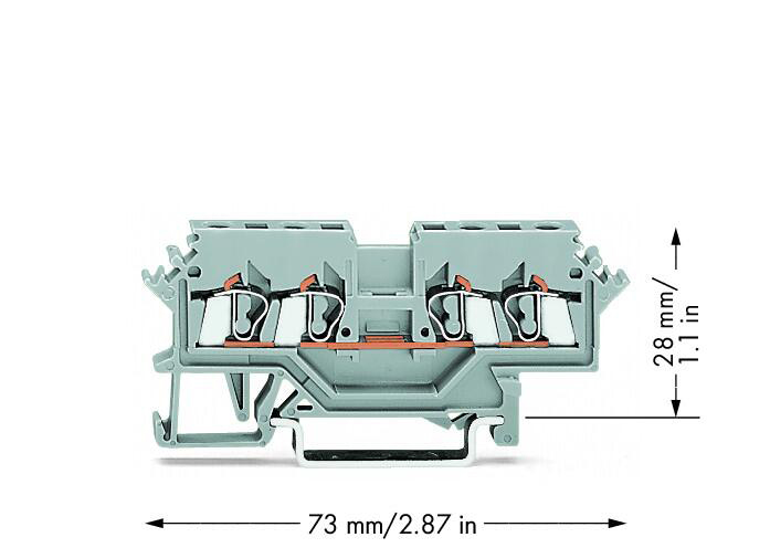 280-621 WAGO | 4-Conductor Through Terminal Block | Valin