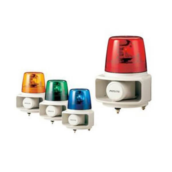 RT-120E-B+FC015 Patlite | RT Series Revolving Light & Alarm | Valin